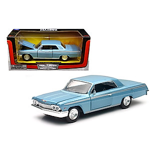 1962 Chevy Impala SS - Blue 1:25 Scale Diecast Model by New Ray
