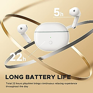 SoundPEATS Wireless Earbuds Air3 Deluxe Bluetooth 5.2 Earphones with QCC3040 aptX-Adaptive, TrueWireless Mirroring, 4 Microphones and CVC 8.0 for Clear Calls, 14.2mm Driver, Total 22Hrs, App Support