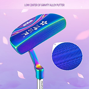 LOWLO 13 Pcs Complete Golf Clubs Set for Women Right Handed Includes 460cc Alloy Driver, Fairway Woods, Hybrid, 6-#SW, Putter and Golf Stand Bag