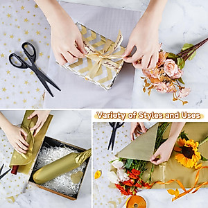 Cholancy 100 Sheets Tissue Paper for Gift Bags, 20'' x 14'' Christmas Tissue Paper for Gifts Wrapping,Gold Tissue Paper Bulk for Wedding Holiday Parties Decor
