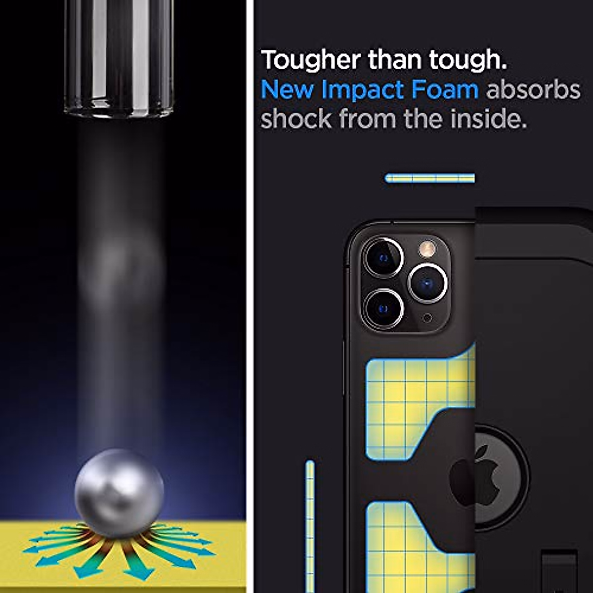 Spigen Tough Armor [Extreme Protection Tech] Designed for iPhone 11 Pro Case (2019) - XP Black
