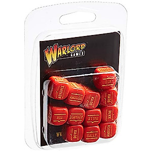 Bolt Action WWII Military Wargaming Red Dice Pack of 12