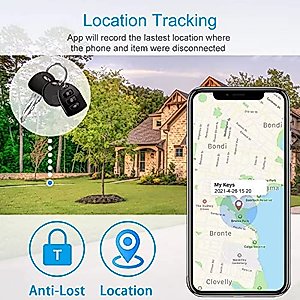 4 Pack Bluetooth Anti-Lost Device Smart Item Locator Alarm Tracker Wallet Mobile Phone Two-Way Voice pet Elderly Anti-Lost Device Key Chain
