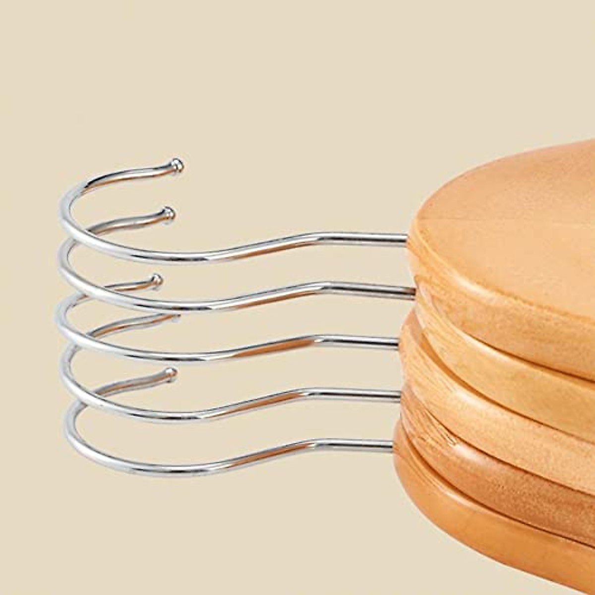 WALNUT 1Pcs Practical Hangers Using Wooden Hangers Non-Slip Space-Saving Clothing Coat Rack Accessories