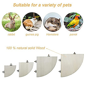 Litewoo Bird Perching Platform and Parrot Corner Perch XL