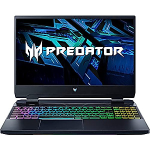acer Predator Helios 300 15.6" 165Hz FHD IPS Gaming Laptop (Intel i7-12700H 14-Core, 32GB DDR5 4800MHz RAM, 8TB PCIe SSD, GeForce RTX 3060 6GB GDDR6, RGB Backlit KYB, WiFi 6E, Win11P) w/Hub