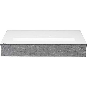 LG HU85LA HDR XPR 4K UHD Ultra-Short Throw Laser DLP Home Theater Projector, White Bundle with 2X RF400 Wireless Home Theater Headphones (Black) and 2X Deco Gear 6FT Universal 4K HDMI 2.0 Cable