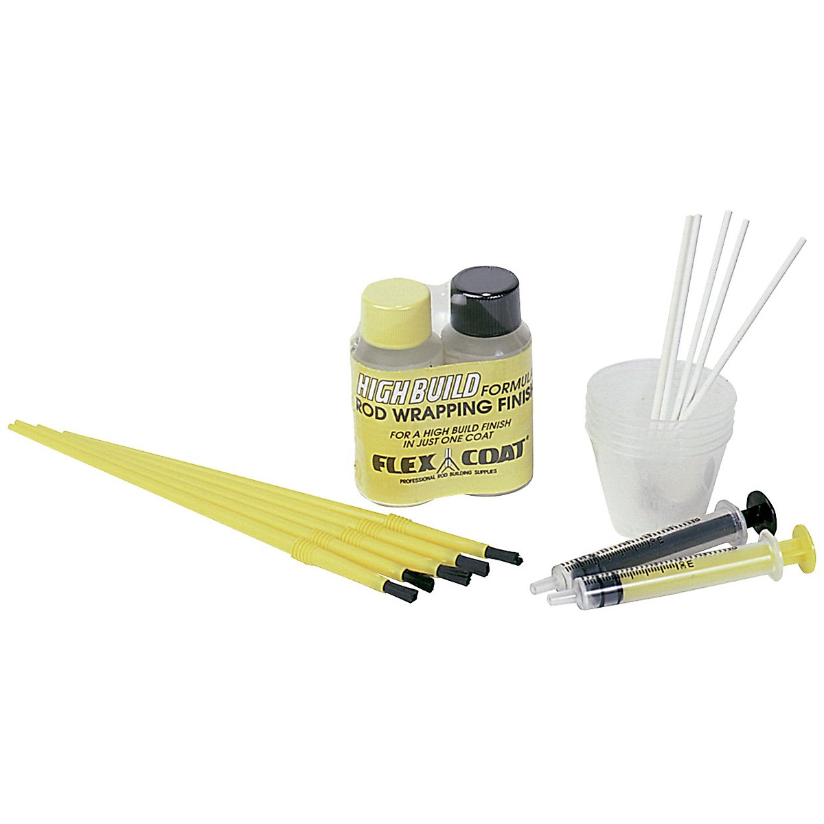 Flex Coat F2KL Lite Super Kit - 2 oz. w/Syringes, Brushes, Cups & Sticks