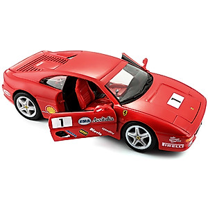 Bburago 18-26306 1/24 Scale - Ferrari F355 Challenge, Red