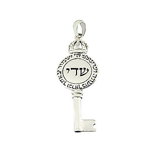 Key Livelihood King Solomons Seal Kabbalah Pendant Sterling Silver 925
