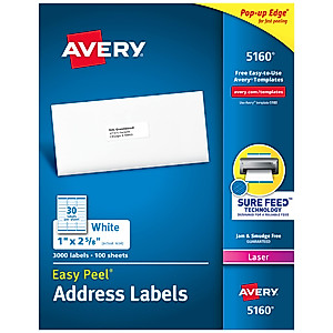 Avery File Folder Labels and Address Labels Bundle (750 Count + 3000 Count)