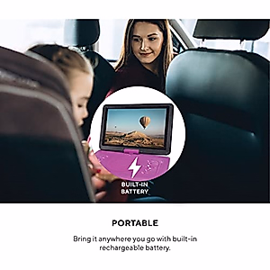 Core Innovations CPD144PR Portable DVD Player - 14.1" Display - 1280 x 800 - Purple