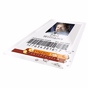 Swingline GBC Laminating Sheets, Thermal Laminating Speed Pouches, Badge Size, 7 Mil, HeatSeal UltraClear, 100 Pack (3200016)