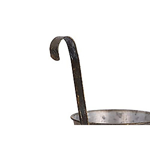 Creative Co-Op Metal Olive Bucket with Hook