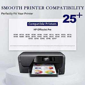 Mooho Remanufactured 952XL Ink Cartridge Replacement for HP 952XL Ink Cartridges Combo Pack |Used in HP Officejet Pro 8710 7740 8720 8210 8715 8702 7720 8730 8740 8216 8725 8700 Printer(4 Pack)