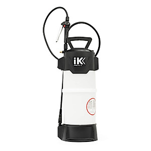 The Rag Company Goizper Group iK Sprayers - Foam Pro 12 Pump Sprayer - Professional Auto Wash, Dry/Wet Foam Spray, Pressure Release Safety Valve, PVC Hoses (6 Liters), Multicolor (IKS-82676+RAG)