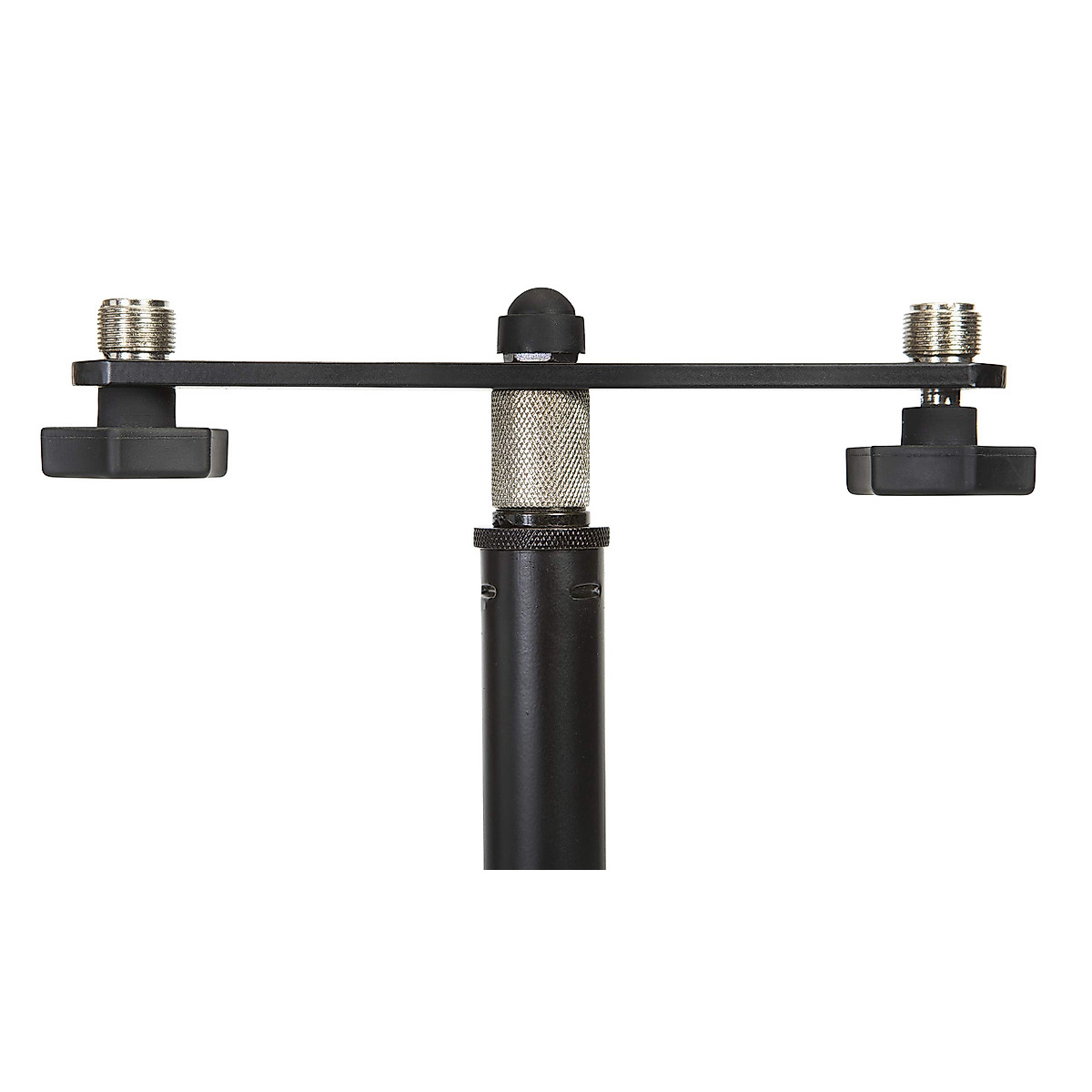 Gator Frameworks 1-to-2 Mic Mount Bar with Standard 5/8-Inch Thread Suitable for Most Microphone Stands Boom Arms (GFWMIC1TO2)