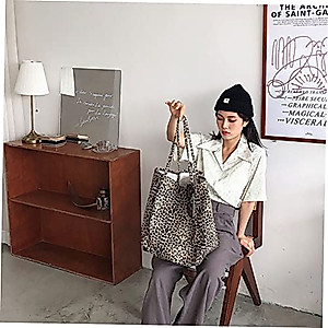 TENDYCOCO 1pc Women's Shoulder Bag Tote Travel Sling Bag Travel Handbag Leather Hobo Bag Casual Work Bag Shoulder Tote Bag Women Bag Single Shoulder Bag Storage Pouch Canvas Large