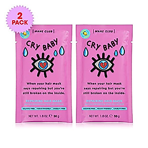 MANE CLUB Cry Baby Deep Conditioner, cruelty free, vegan, no sulfates or parabens — Pack of 2