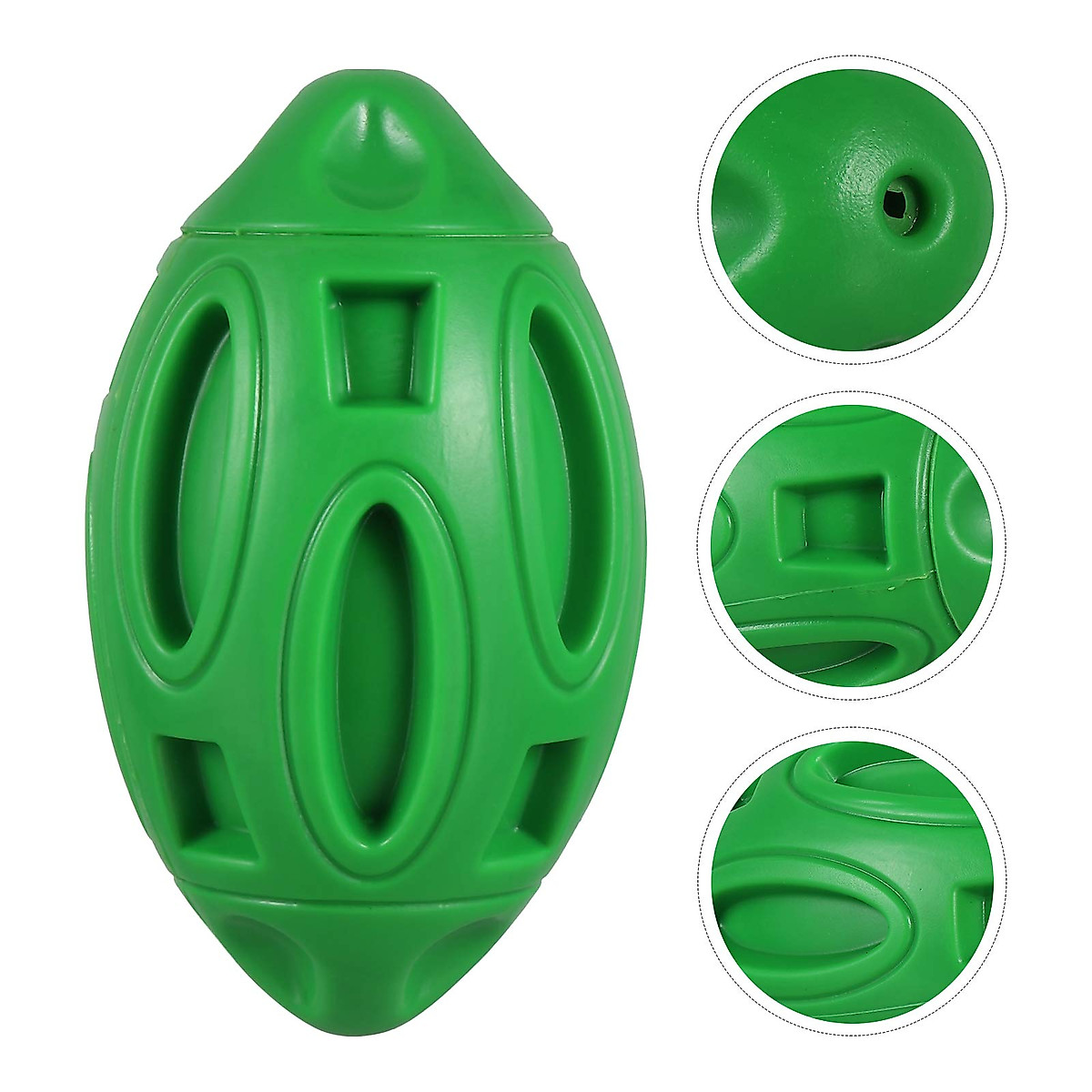 TEHAUX Pet Sound Toys Football Rubber