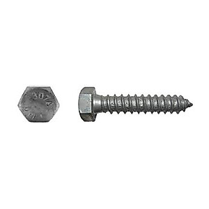 5/16" x 3" Hot Dipped Galvanized Lag Screws, Grade A, Quantity 100- by Fastener Depot, LLC