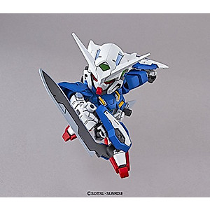 Bandai Hobby SD EX-Standard Gundam Exia Action Figure, Multi-Colored, 8" (BAN202753)