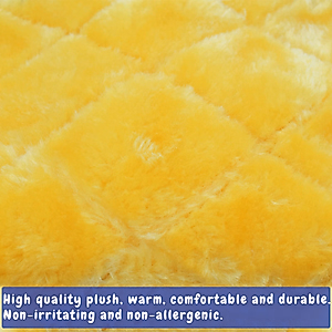 Cdycam Pet Bird Nest Hammock Hanging Cave Cage Plush Snuggle Happy Hut Tent Bed, Yellow (Medium (9"x 5.31"x 6.3"))