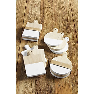 Mud Pie Mini Paulownia Wood Board, Rectangle, 5.25" x 9.25"