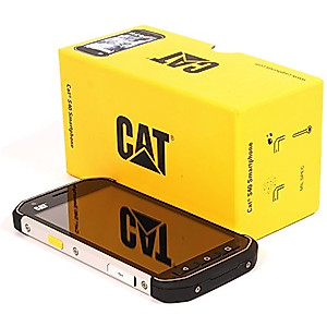 CAT S40 16GB Unlocked GSM 4G LTE Refined/Rugged + IP68 Certified Quad-Core Smartphone w/ 8MP Camera - Black