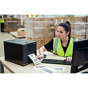 Brother TJ-4020TN Entry Level High-Speed Industrial Barcode Label Printer, 203 dpi, 10ips, Ethernet and USB 2.0