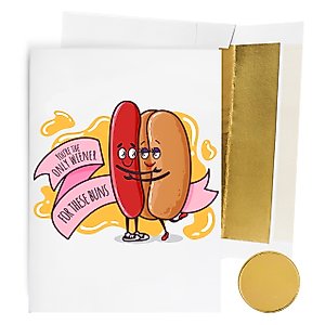GIFTING GIGGLES Funny Romantic Joke Card for Boyfriend Husband or Lover | Naughty Gift for him | Anniversary, Birthday, Valentine’s Day, Fathers Day, Appreciation | 30th 40th 50th 60th 70th 75th