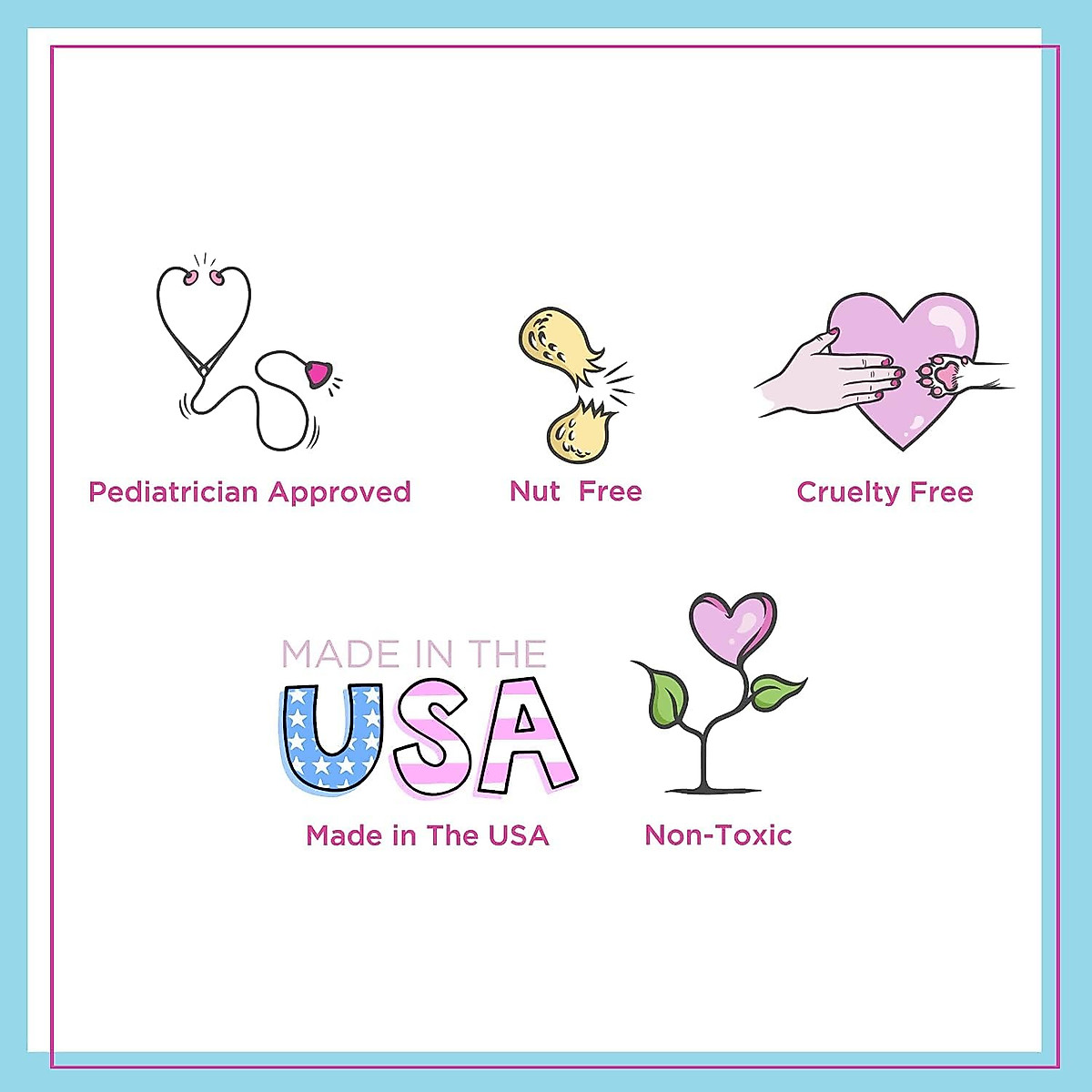 Petite ’N Pretty WhimsiCali Eyeshadow & Cheek Makeup Palette Kit for Kids, Tweens & Teens - Natural, Clean, Non-toxic - Made in USA