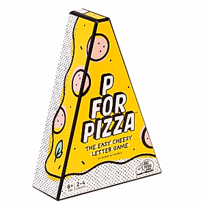 Big Potato P for Pizza: Build a Giant Pizza Slice Before Anyone Else Family Word Travel Game Great for Adults and Kids | Perfect for Vacations and Camping