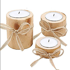 Nwsrayu Wooden Air Plant Holder Pack of 3 Wooden Air Plants Holders Air Plants Terrarium Tillandsia Streptophylla Xerographica Holders Succulent Pot Tea light Holder