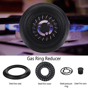 Hemoton 1Pc Gas Stove Cover Stove grates Coffee Kettle stovetop Gas Range Cover Gas Burner Ring cast Iron Stove Grate Stove Plate Covers Range grates Steel Cover Metal Stainless Steel