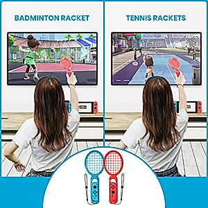 Switch Sports Accessories - CODOGOY 12 in 1 Switch Sports Accessories Bundle for Nintendo Switch Sports, Family Accessories Kit Compatible with Switch/Switch OLED Sports Games