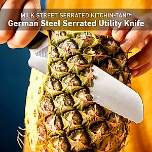 Milk Street Kitchin-tan Serrated Japanese-Style Utility Knife