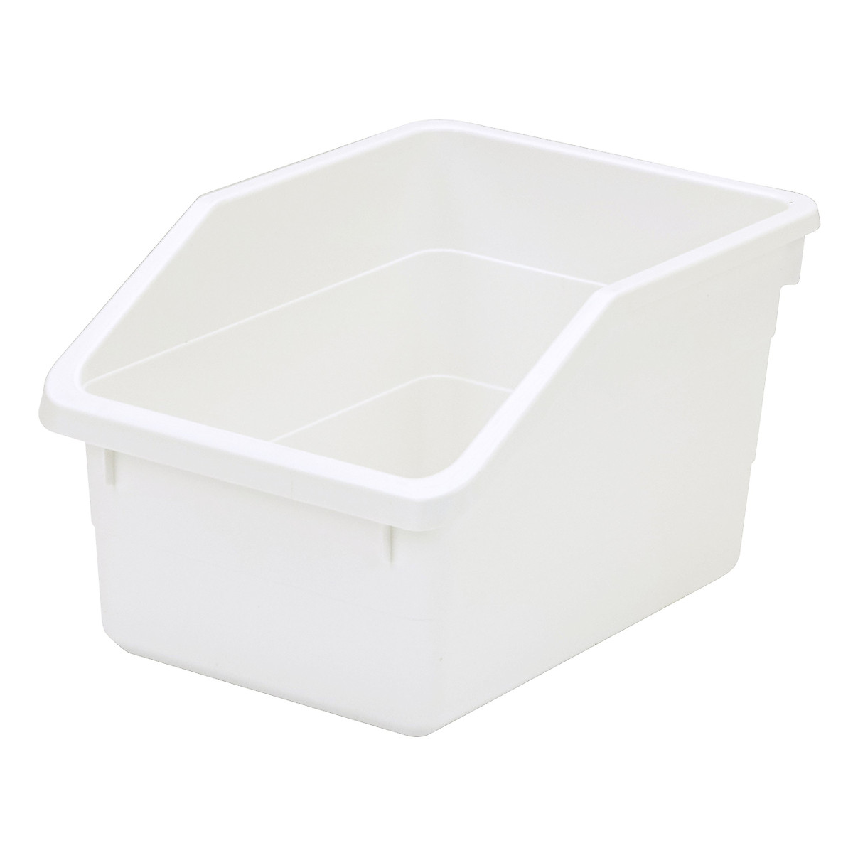 Quantum Storage K-NPB1076WT-5 5-Pack All-Purpose Nesting Bin, 6" Height, 7.25" Width, 10.5" Length, White