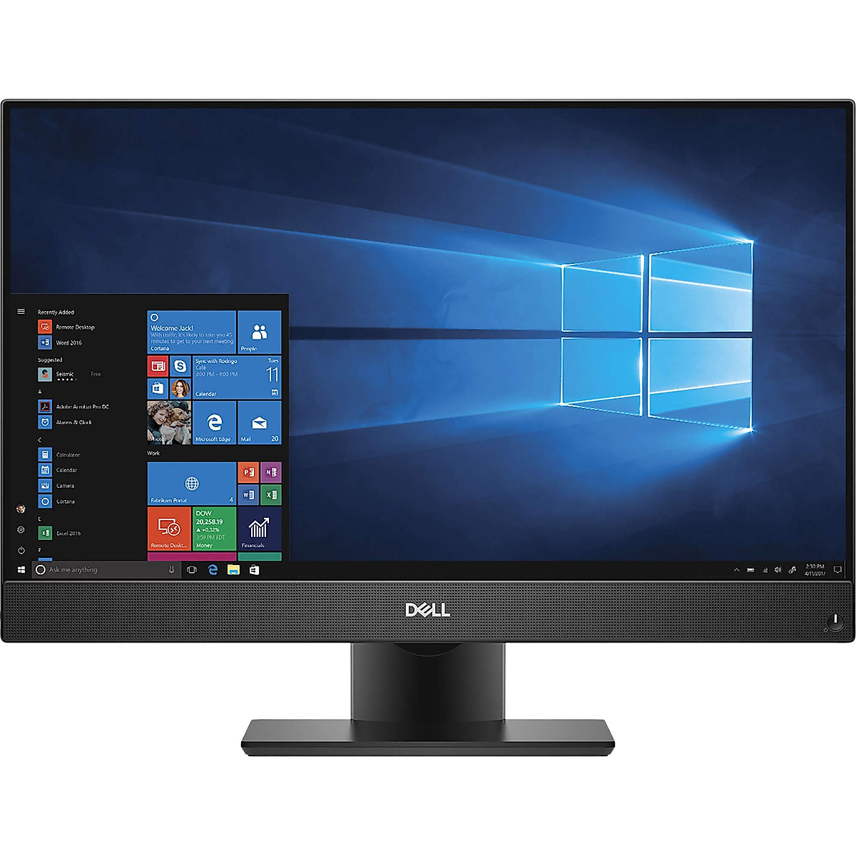 Dell OptiPlex 7460 1920 x 1080 All-in-One Desktop Computer with Intel Core i5-8500 3 GHz Hexa-Core, 8GB RAM, 256GB SSD, 23.8 inches (623YG) (Renewed)