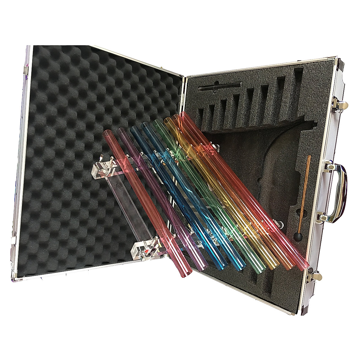 432HZ CDEFGABC Perfect Sound Therapy Crystal Harp-Perfect Musical Instrument with Free Alumina Carrying Box for Awakening/sound therapies