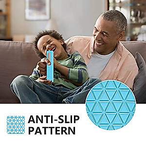 Silicone Protective Case Cover for Newest Samsung Smart TV Solar Cell Remote Control 2022,for Samsung BN59-01385 BN59-01386 BN59-0139 Frame Remote Battery Back Covers Skin Holder Protector-Glowblue