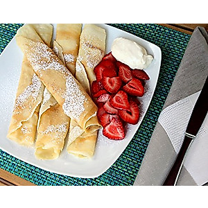 The ORIGINAL Crepe Spreader and Spatula Kit - 2 Piece Set (4” Spreader and 14” Spatula) Convenient Size to Fit Small Crepe Pan Maker | All Natural Beechwood Construction only From Indigo True Company