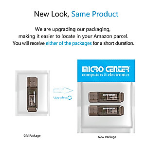 Micro Center SuperSpeed 2 Pack 32GB USB 3.0/USB3.1 Gen1 Flash Drive Gum Size Memory Stick Thumb Drive Data Storage Jump Drive (32G 2-Pack)