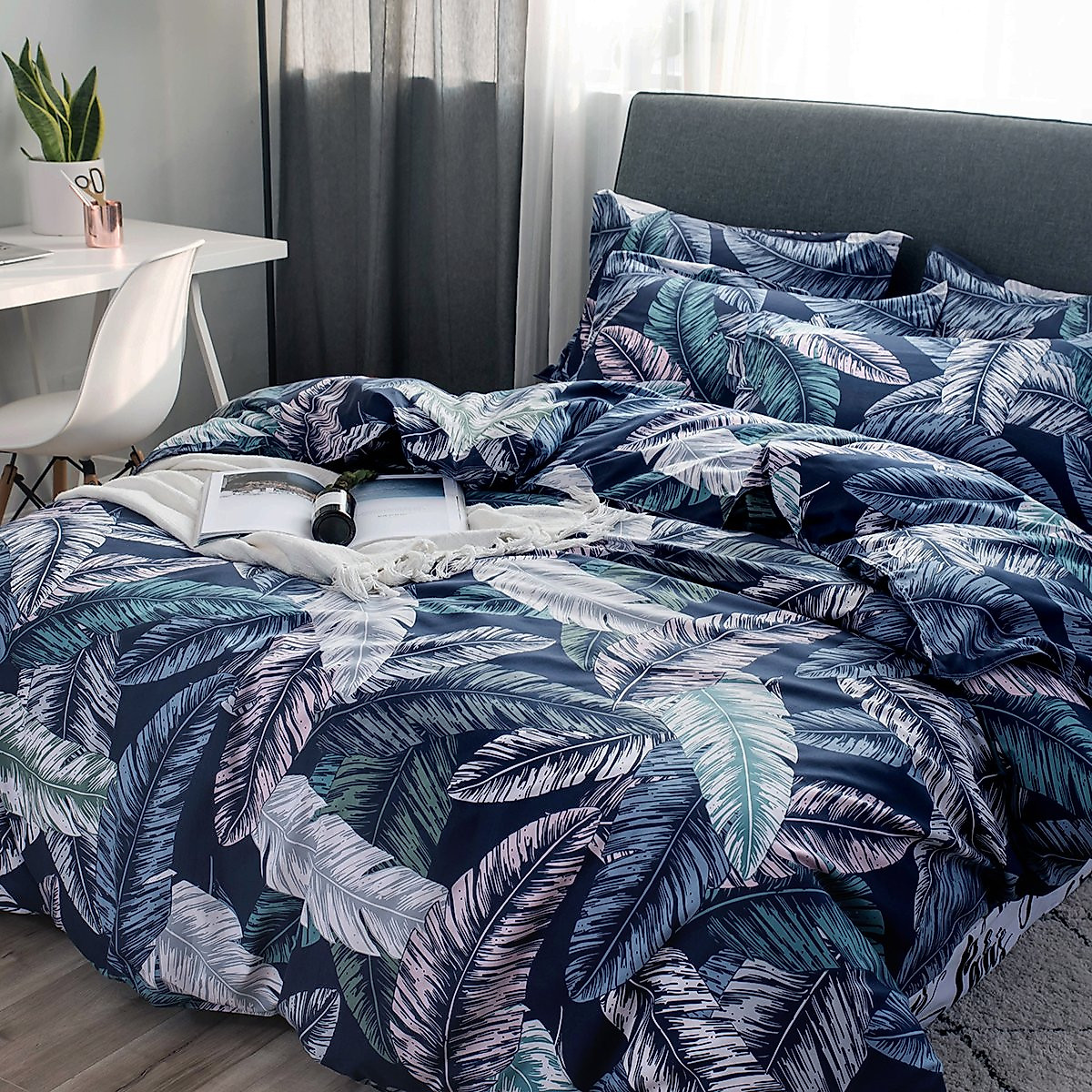 GOOFUN Bedding Duvet Cover Set Comforter Covers with Pillow Shams Duvets - King, D36K