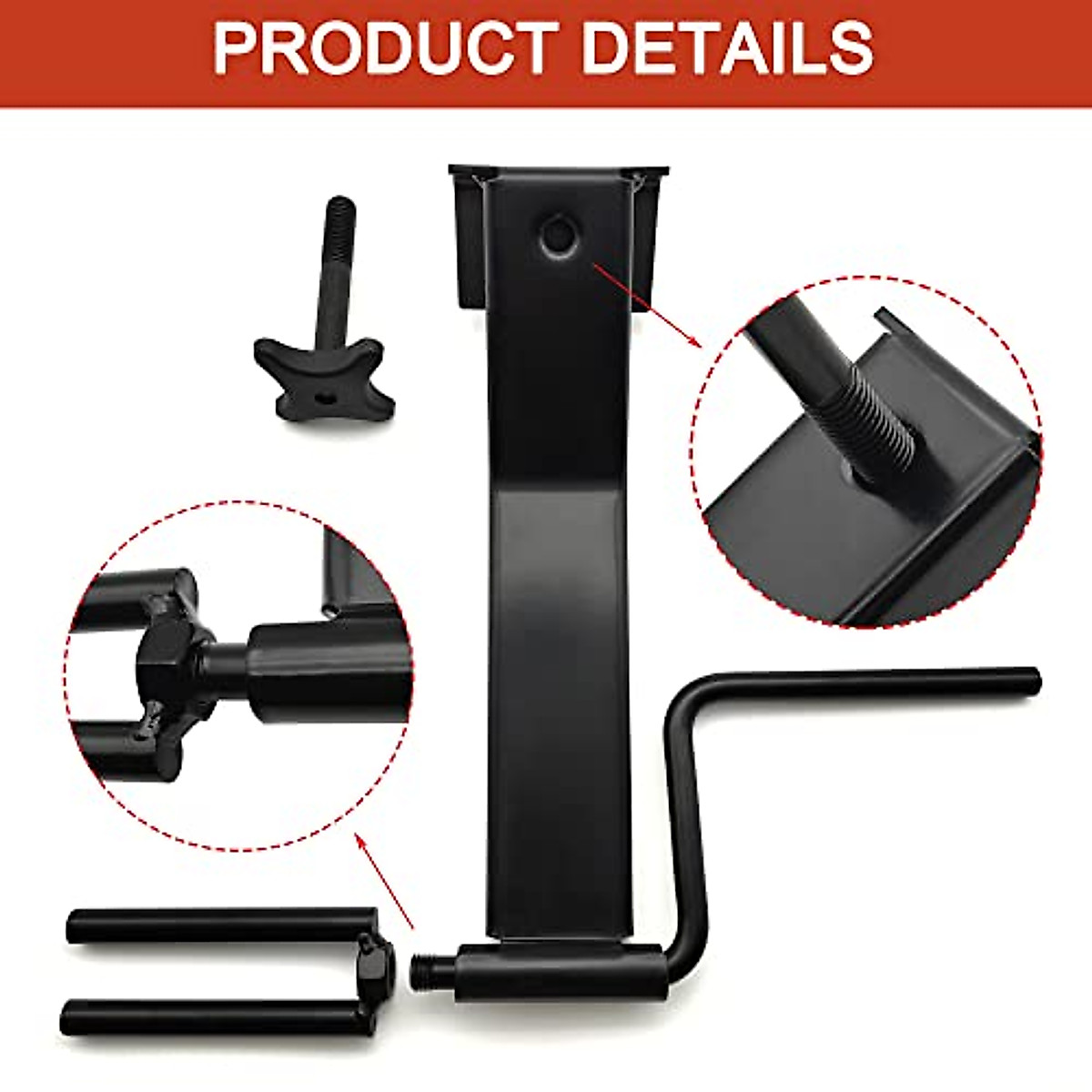 AUTOAlkins Cargo Tie-Downs Strap Winder, Winch Strap Winder, Roll-up Flatbed Trailer Winch Straps up to 4" Wide, Used in Trucks, Trailers, Vans, Docks, Warehouses