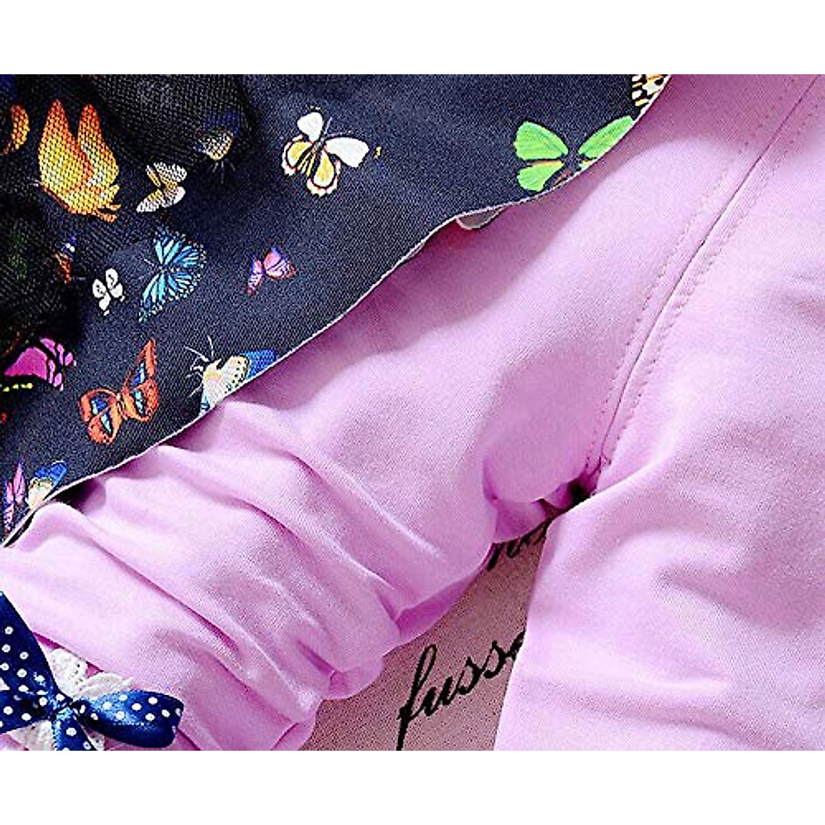 Spring Autumn Infant Little Baby Girls Clothing Set 2 Pieces Set Long Sleeve T Shirt and Skirt Pants for Children Kids Gilrs Toddler Baby (6-12m, Purple)