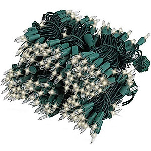 Holiday Time 300 LED String Lights Warm White Mini Lights 61 FT Long Plug in for Indoor Outdoor Christmas Tree Garden Wedding Party Decoration. (1, One Pack)