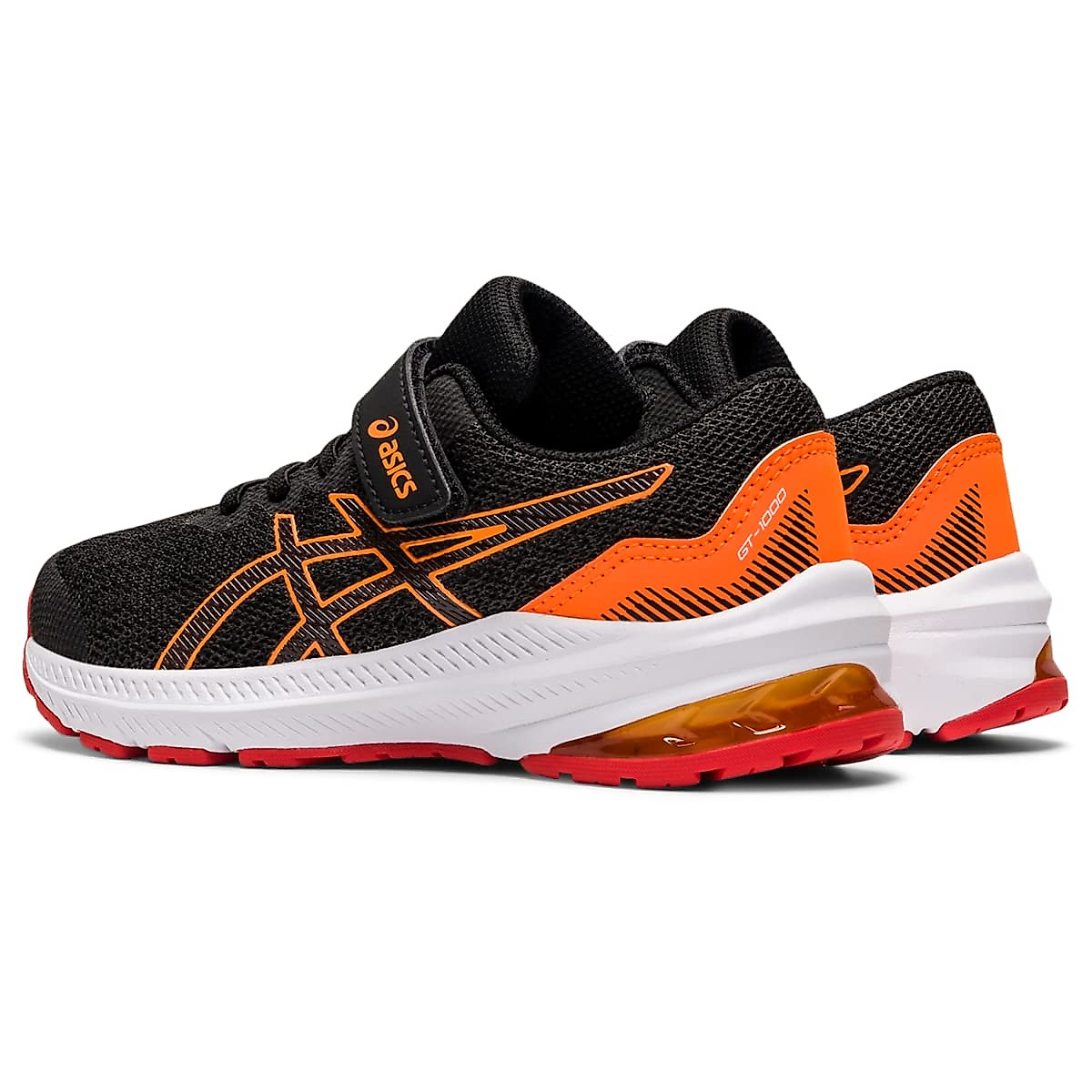 ASICS Kid's GT-1000 11 Pre-School Running Shoes, 2, Graphite Grey/Fiery RED