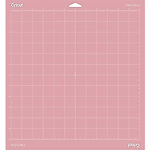 Cricut FabricGrip Adhesive Cutting Mat 12" x 12", High Density Fabric Craft Cutting Mat, Made of High-Quality Material to Withstand Increased Pressure. Use For Cricut Explore/Cricut Maker, (2 CT)
