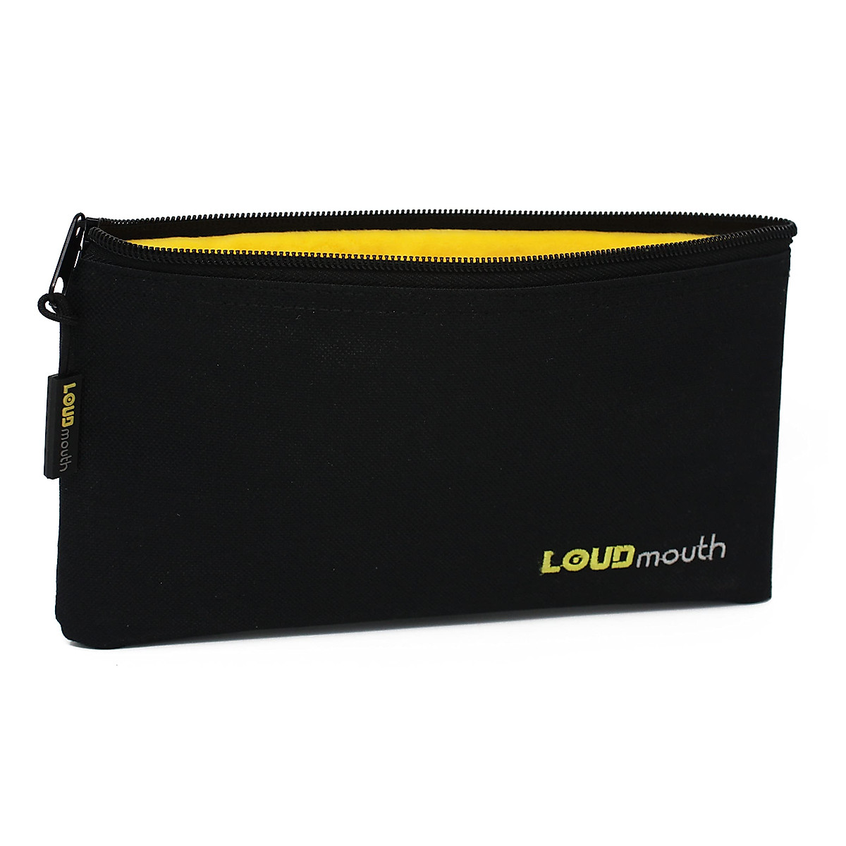 Loudmouth Zippered Pouch for Handheld Wired Microphones | Mic Bag | 9.25" x 5" (1 Pack)